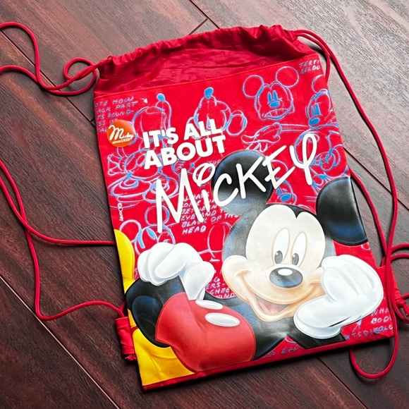 Accessories | Mickey Mouse Drawstring Bag | Poshmark